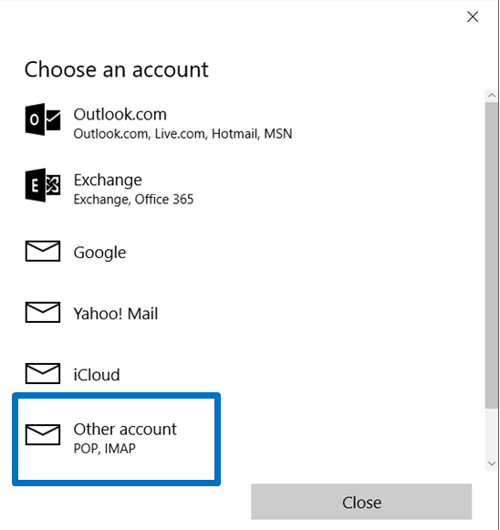 GCI Email set up for Windows 10 | GCI Support