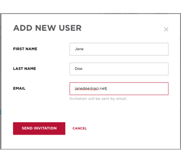Adding an Authorized User | GCI Support